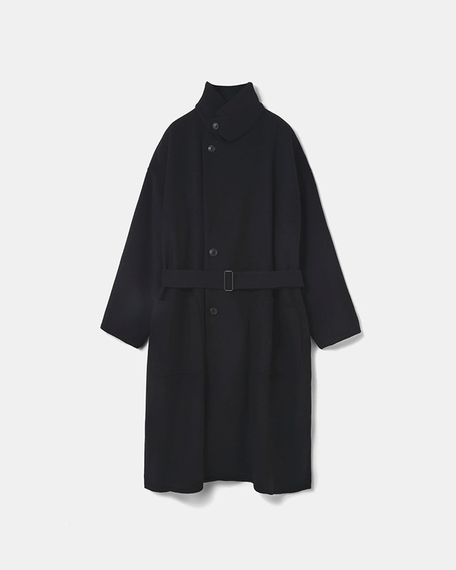 Wool melton double face rever over coat – 08sircus
